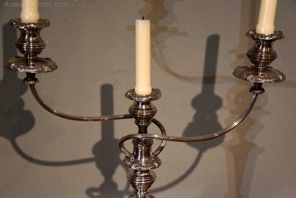 Antiques Atlas - George III Solid Silver Candlesticks