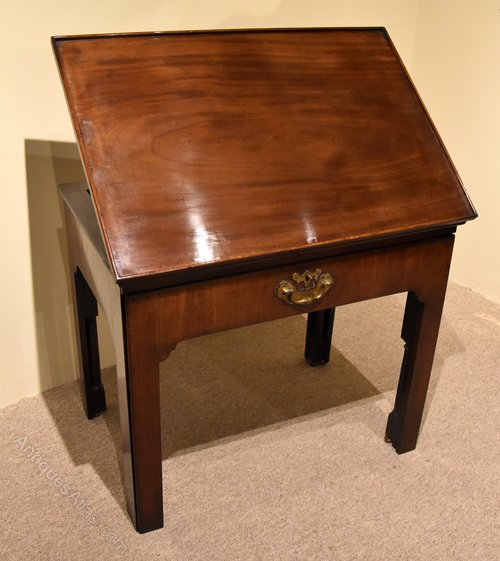 George II Mahogany Architects Table - Antiques Atlas