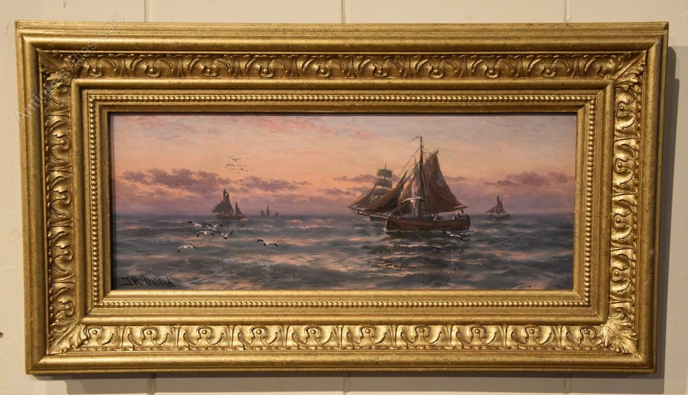 Antiques Atlas - Oil Painting Pair By Thomas Rose Miles