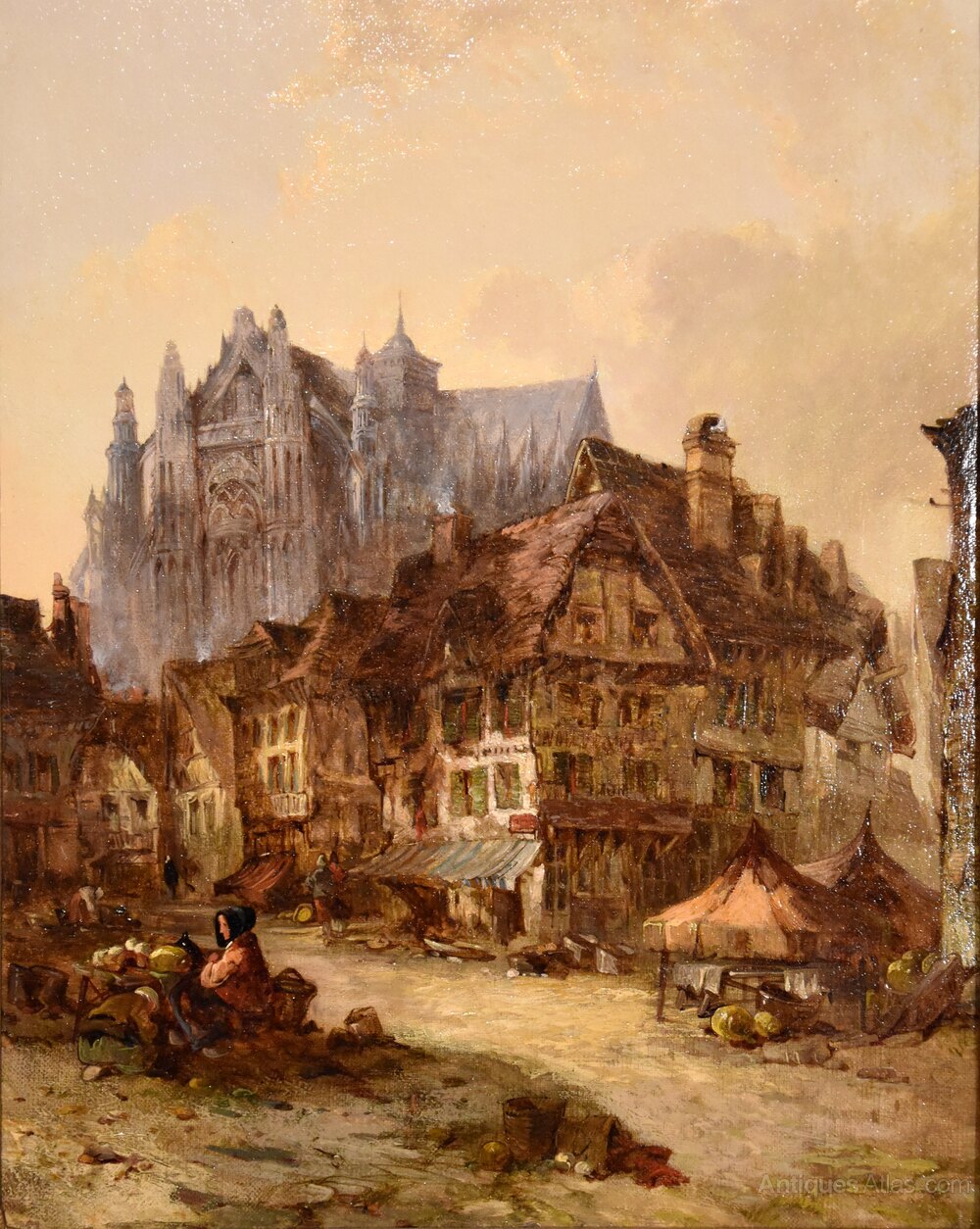 Antiques Atlas - Oil Painting By Alfred Montague "Cathedral" as331a5519 ...