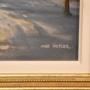 Antiques Atlas - Oil Painting By Max Hofler \"The Frozen Pond\"