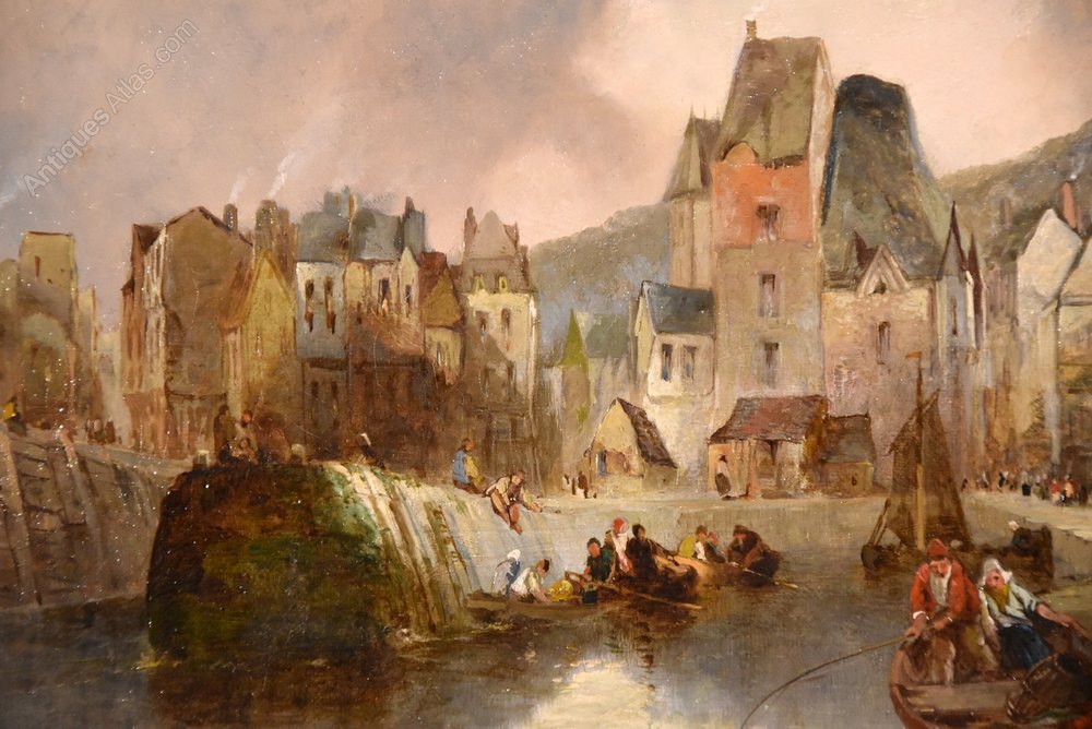 Antiques Atlas - Oil Painting By Sidney Pike "The Entrance To The H