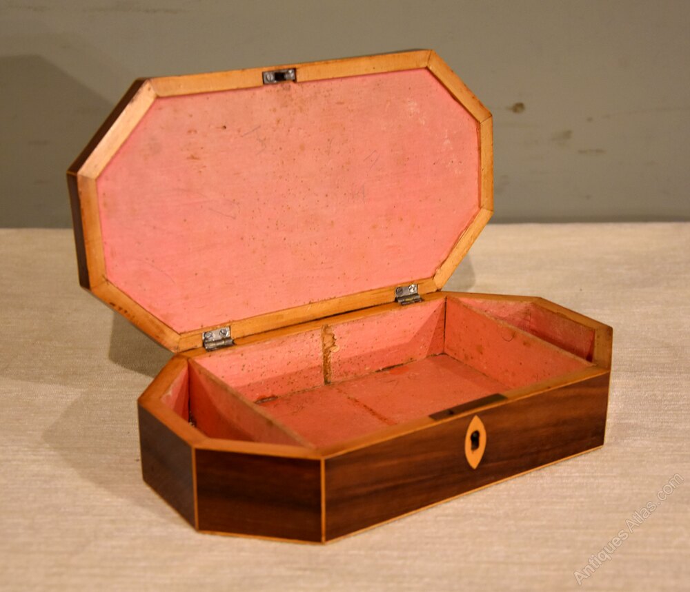 Antiques Atlas - Pair Of Regency Octagonal Rosewood Card Boxes ...