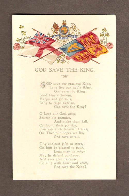 Antiques Atlas - Coronation Card Of Edward VII