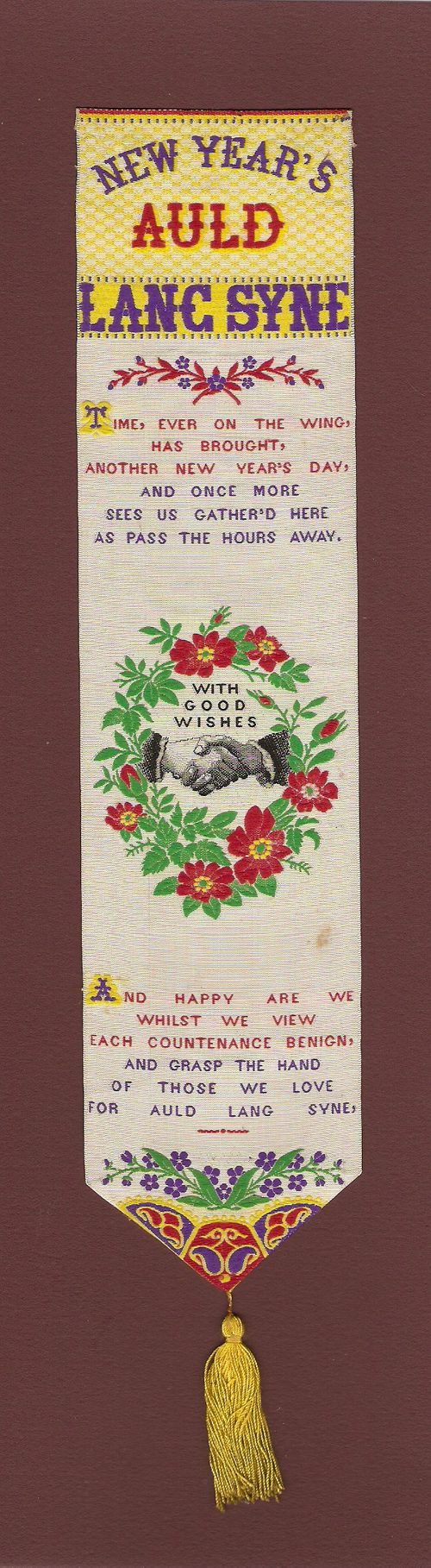 Antiques Atlas - Thomas Steven's Silk Bookmark - Circa 1875