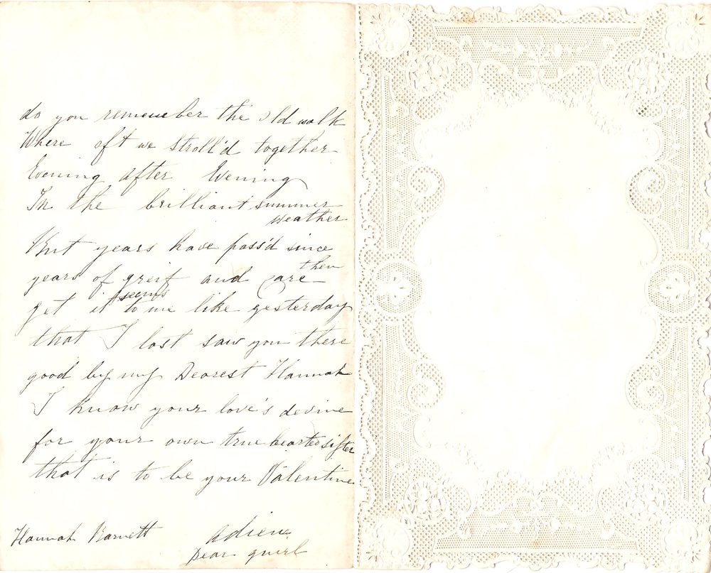 Antiques Atlas - Victorian Paper-Lace Valentine Card -c.1865