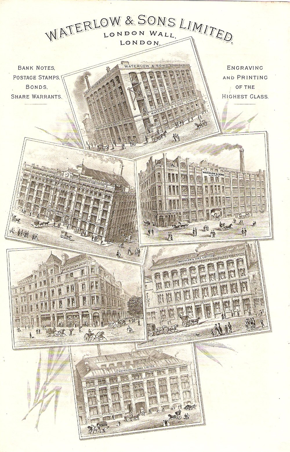 Antiques Atlas - Waterlow & Sons Ltd., Advertising Tip-in 1880