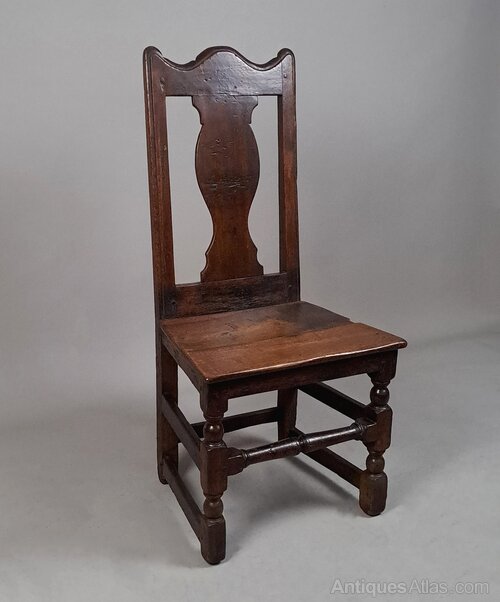 17th Century Irish Oak Slat Back Chair C. 1690 as216a2209 - Antiques Atlas