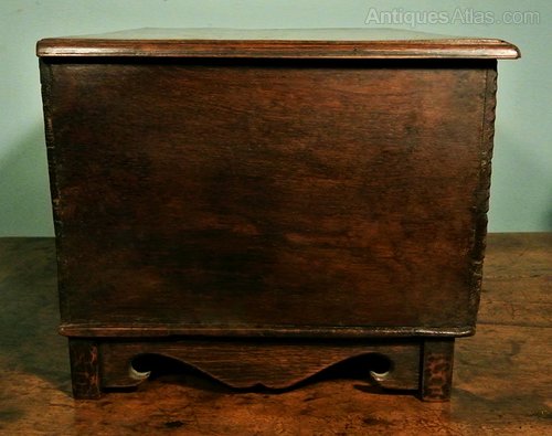 Antiques Atlas - Beautiful Elm Deed Box Or Coffer Dated 1687