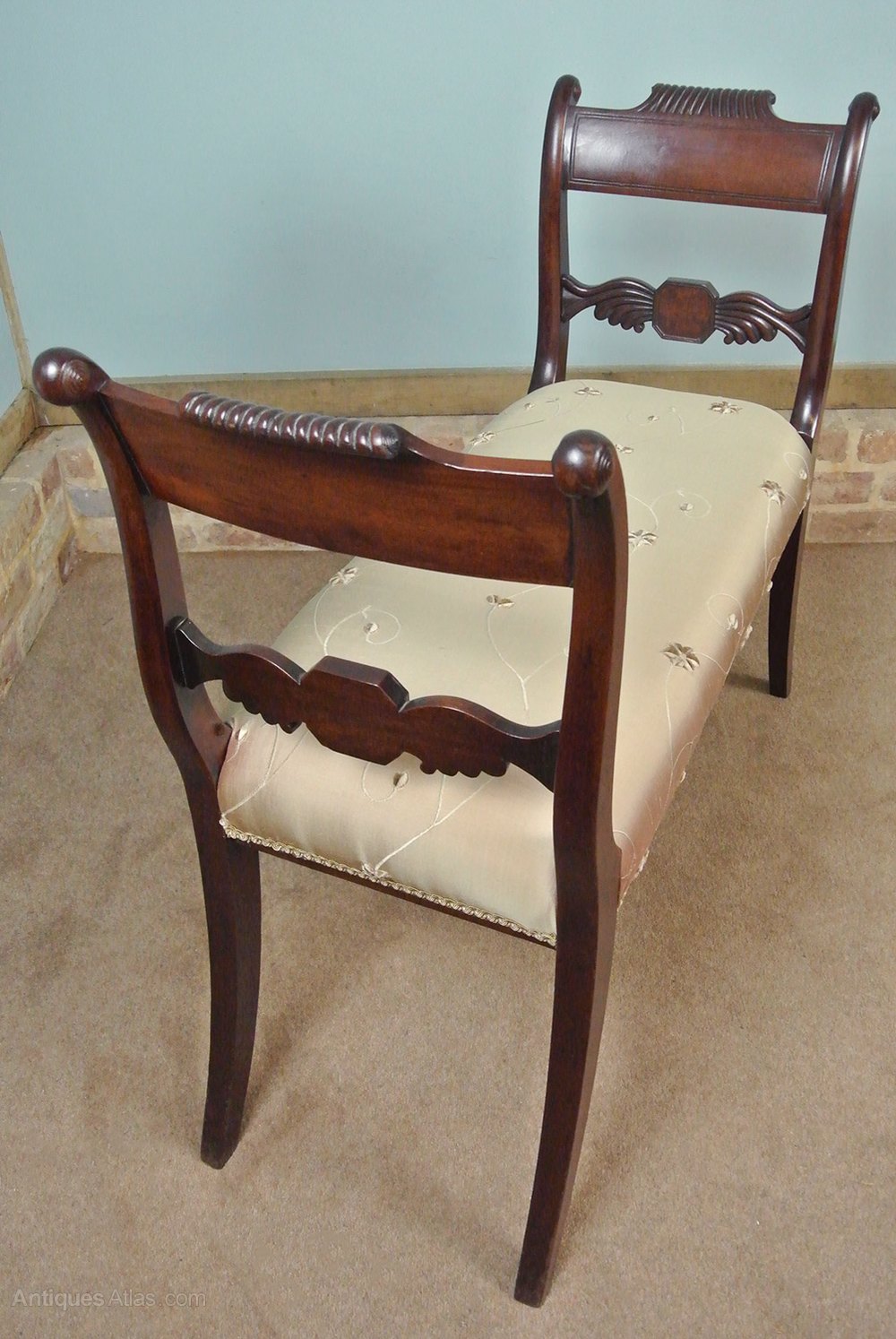 Fine Quality William IV Window Seat C. 1840 - Antiques Atlas