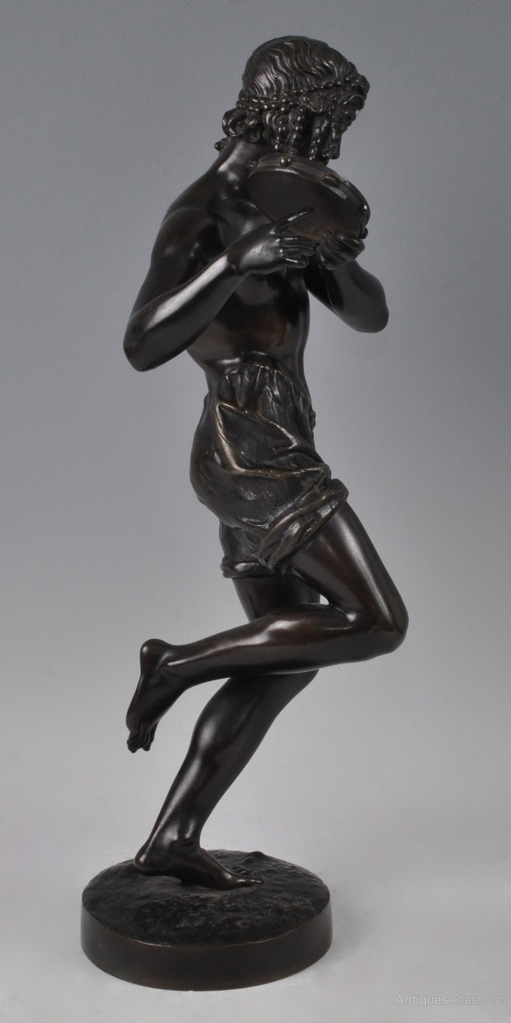 Antiques Atlas - French Bronze Of A Neopolitan Dancer Signed Duret
