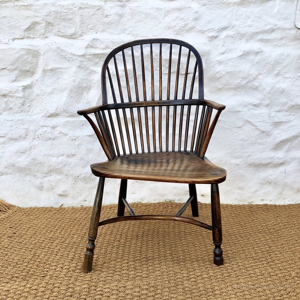 18thC Hoop Back Stick Chair - Antiques Atlas