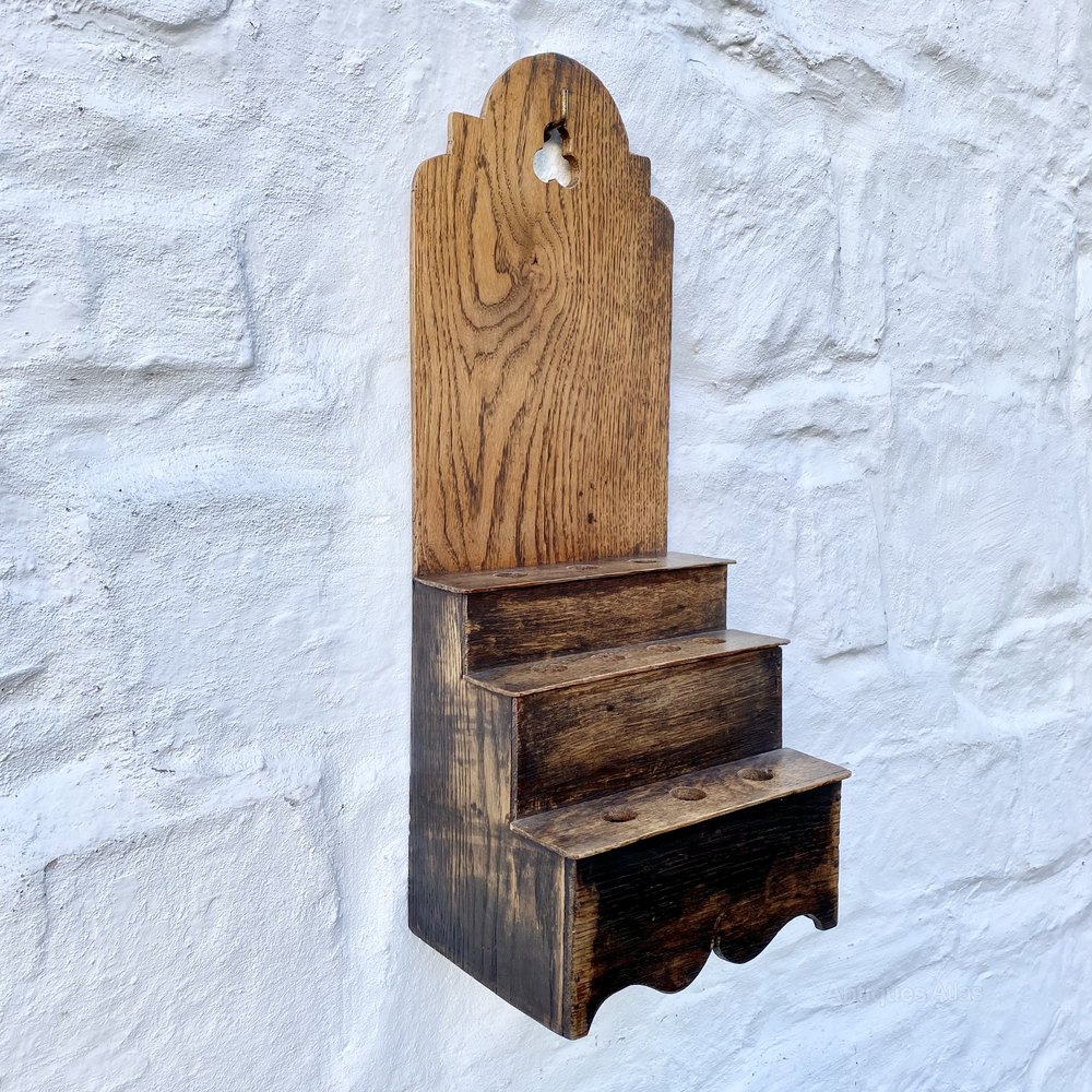 Antiques Atlas - Vintage Welsh Oak Cawl Spoon Rack