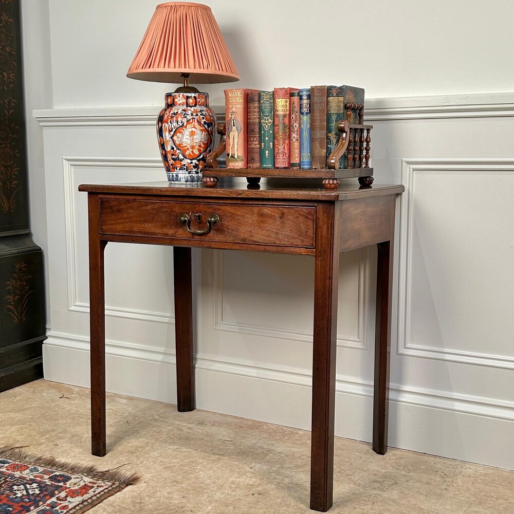18th C Mahogany Side Table as129a1884 - Antiques Atlas