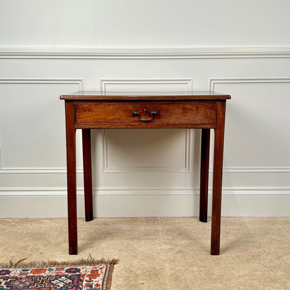 18th C Mahogany Side Table as129a1884 - Antiques Atlas