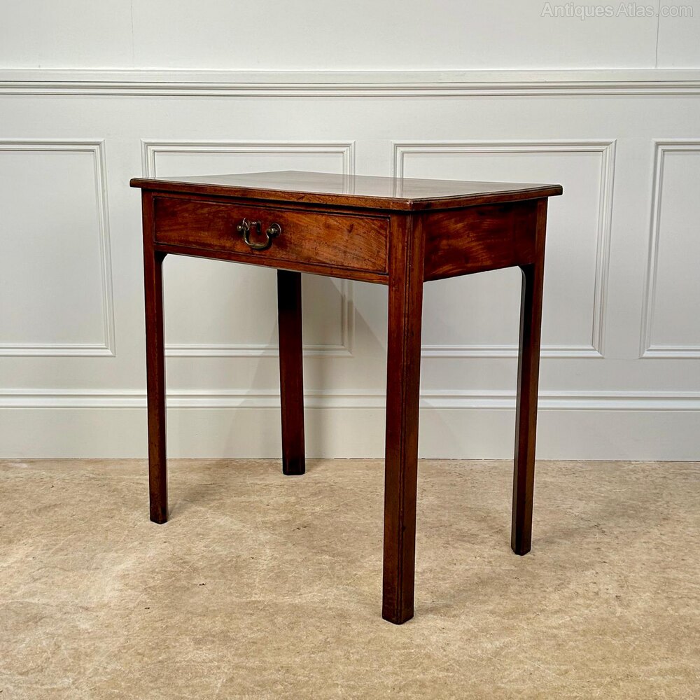 18th C Mahogany Side Table as129a1884 - Antiques Atlas