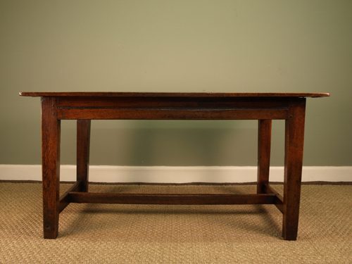 A Small Chestnut & Oak Farmhouse Table as129a364 - Antiques Atlas