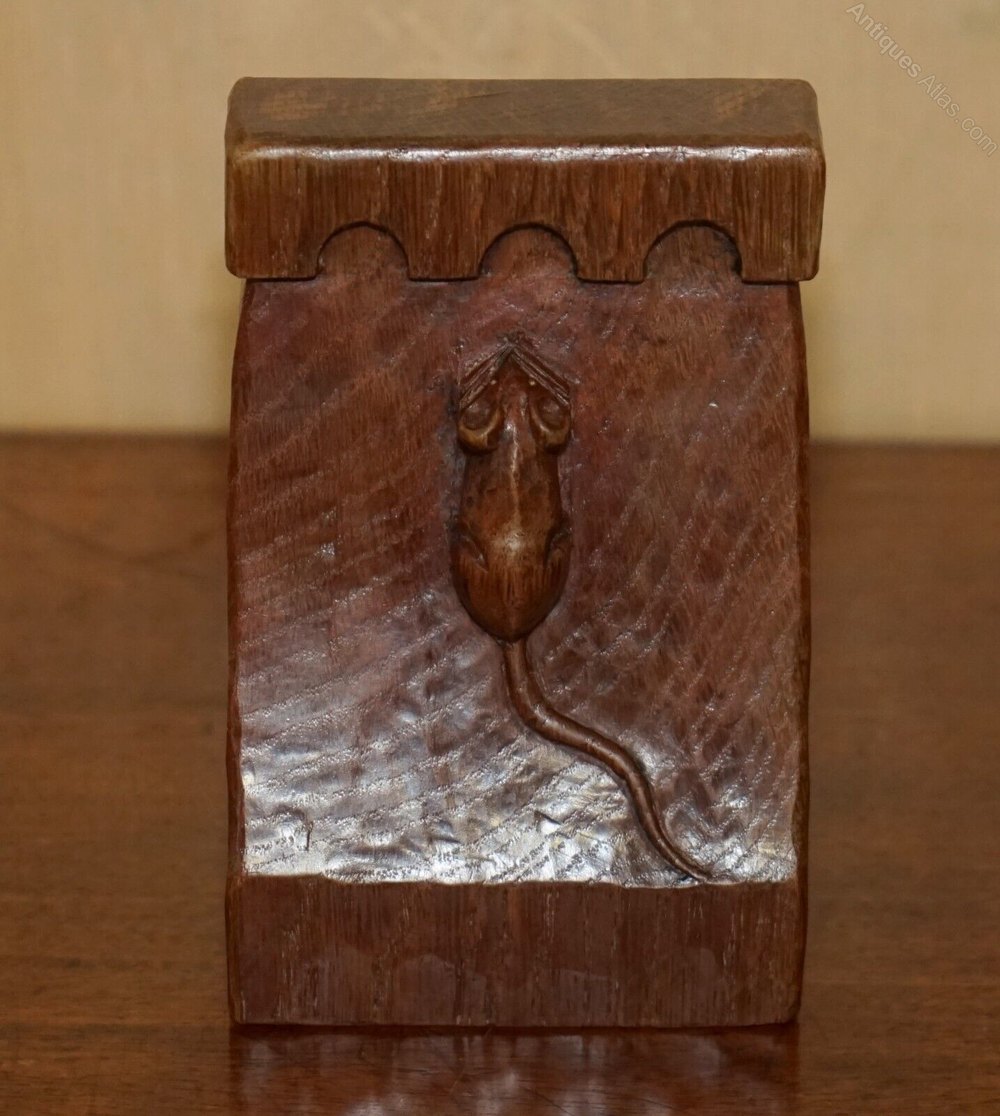 Antiques Atlas - 1930's Robert Mouseman Thompson Mice Bookends as968a2399