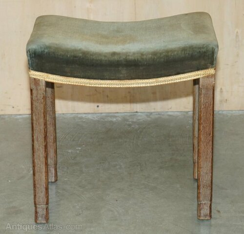 1937 King George VI Coronation Stool Waring Gillow as968a3196 ...