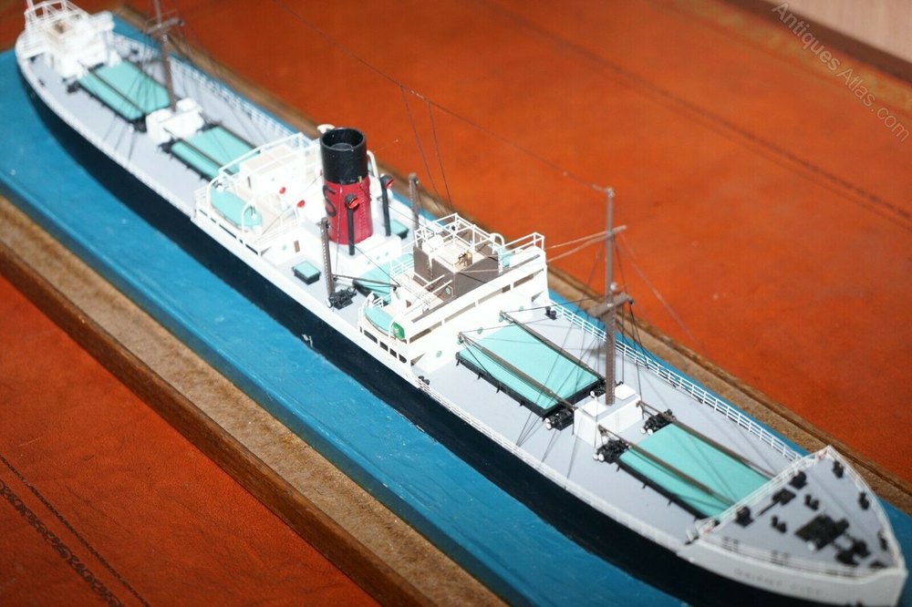 Antiques Atlas - Circa 1940 Model Of S.S Orient Including Ship Menu