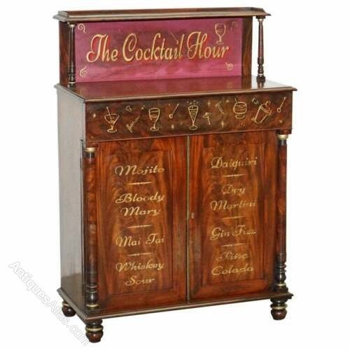 Mid Victorian Cocktail Bar Or Drinks Cabinet - Antiques Atlas