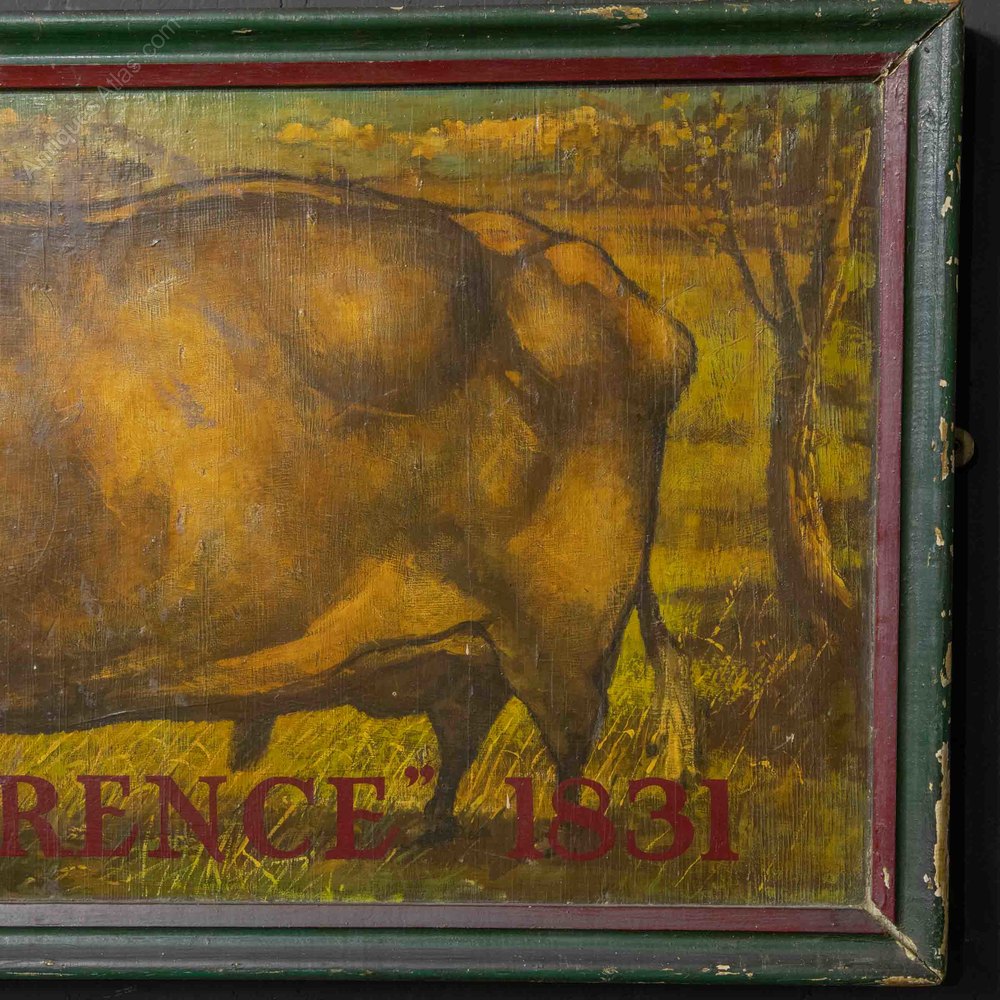 Antiques Atlas - Clarence The Ox Oil Painting