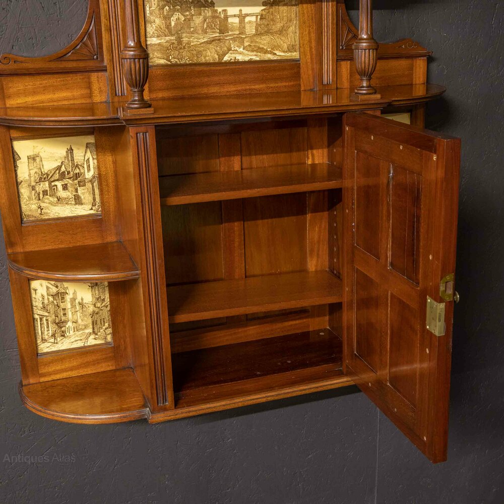 Victorian Wall Cabinet - Antiques Atlas
