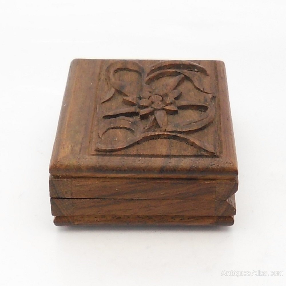 Antiques Atlas - Carved Vintage Black Forest Stamp Box as309a300 ...