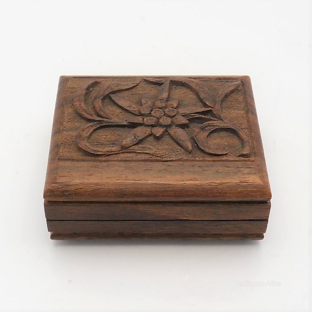 Antiques Atlas - Carved Vintage Black Forest Stamp Box as309a300 ...