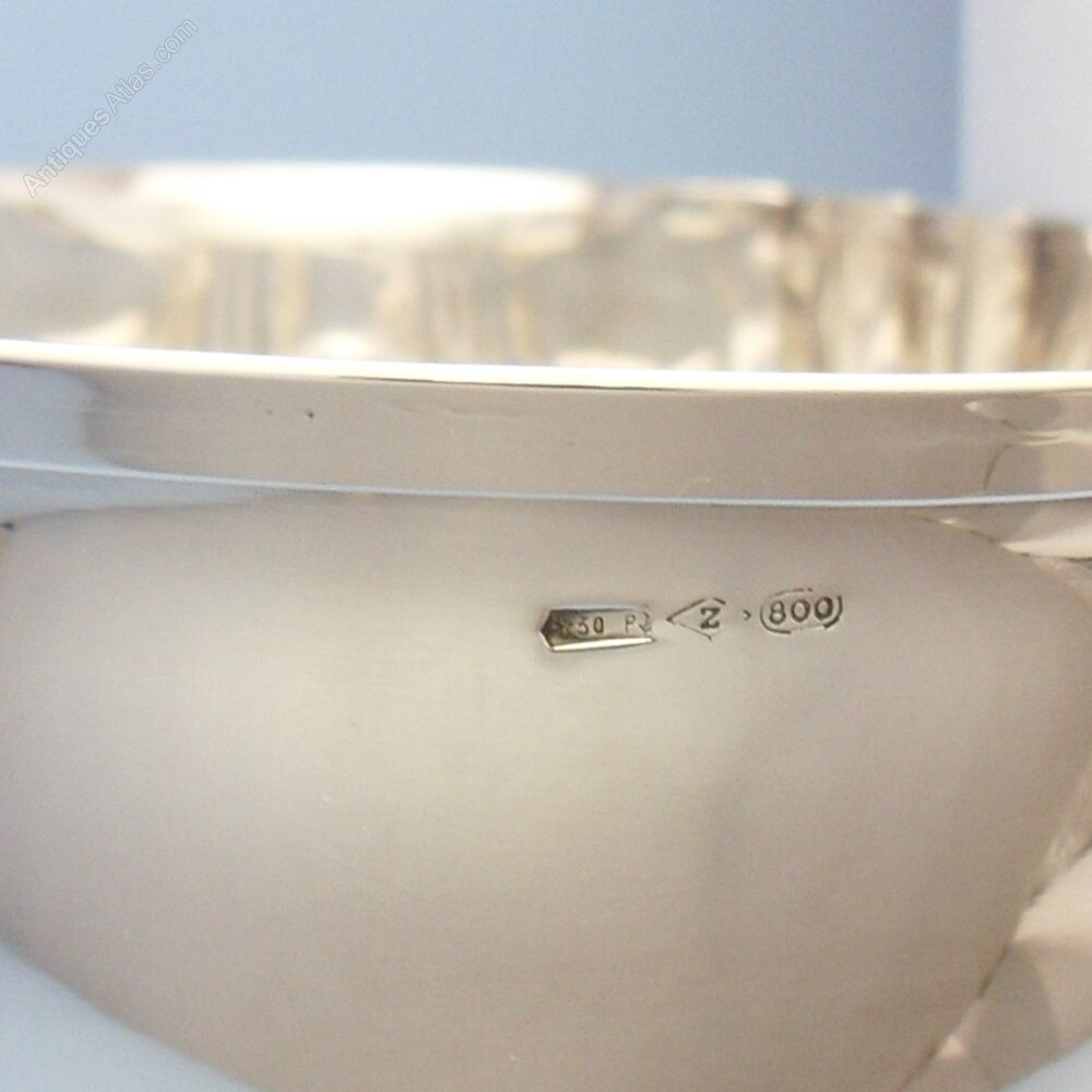 Antiques Atlas - Italian 800 Grade Silver Bowl By Zaramella Argenti ...