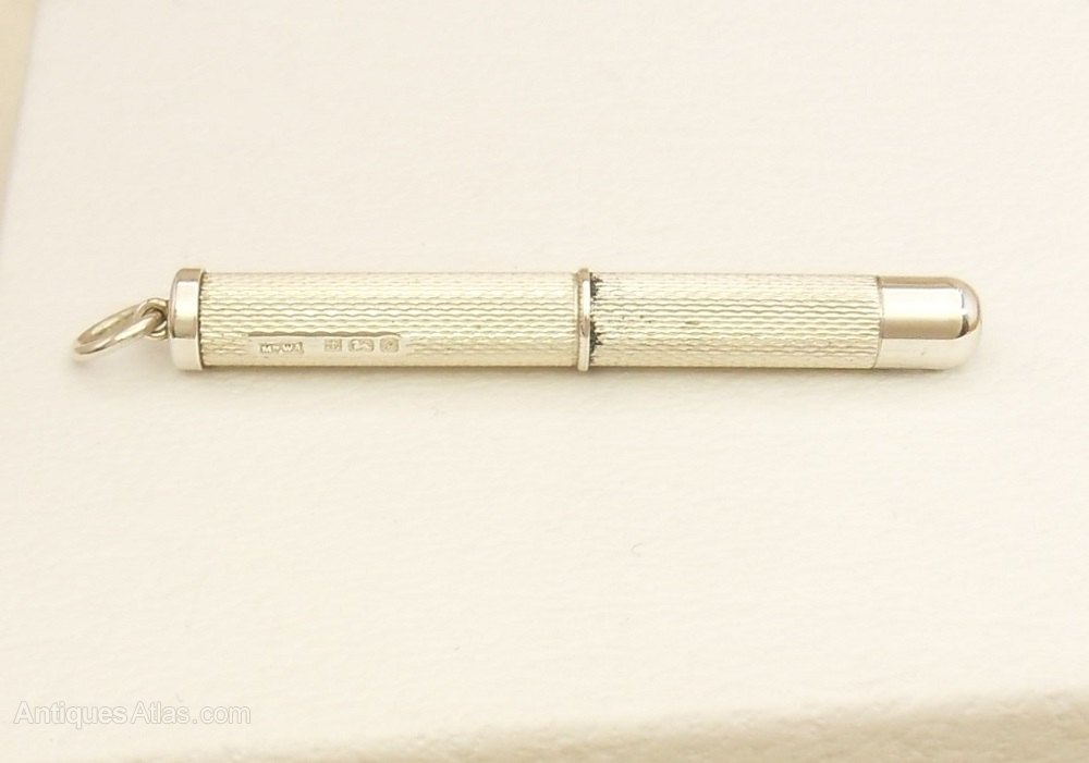Antiques Atlas - Silver Retractable Pipe Cleaner Birmingham 1989