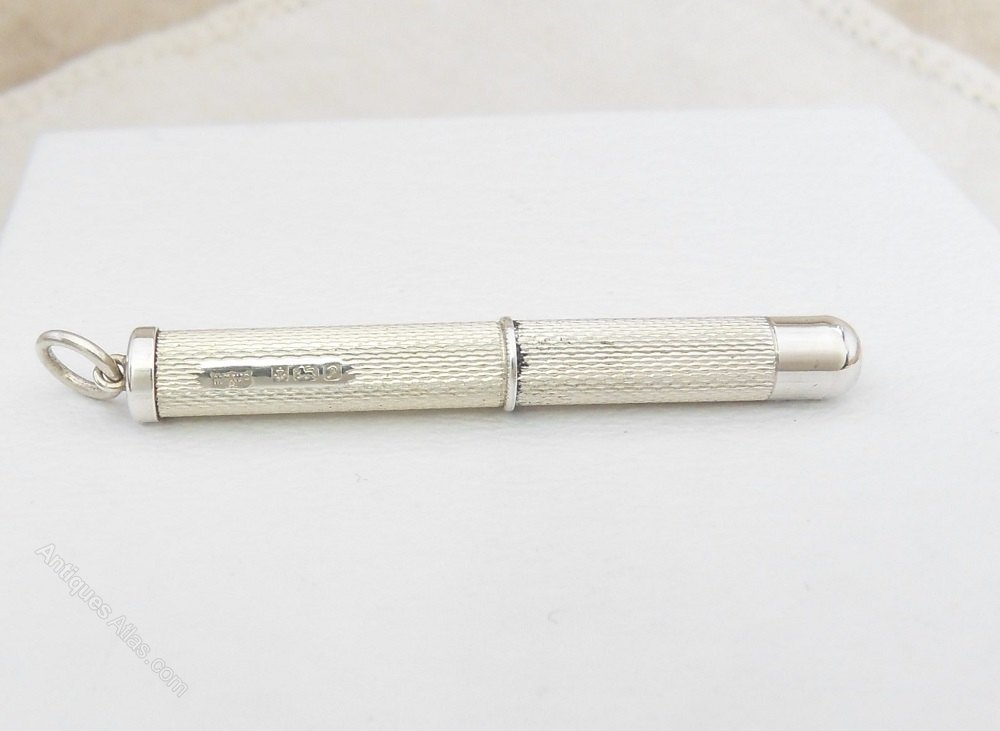 Antiques Atlas - Silver Retractable Pipe Cleaner Birmingham 1989