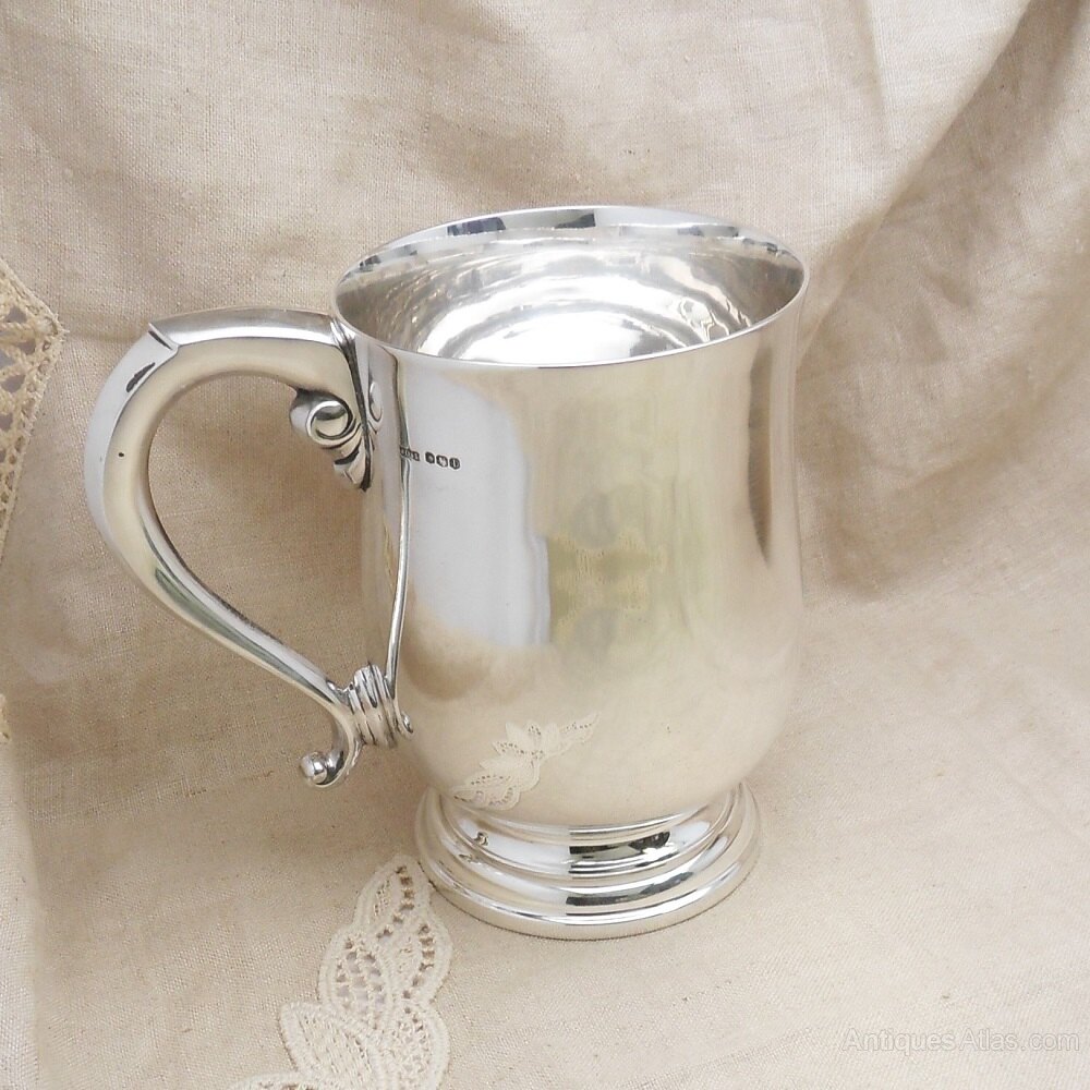 Antiques Atlas - Solid Silver Pint Tankard Sheffield 1971 as309a1828 ...