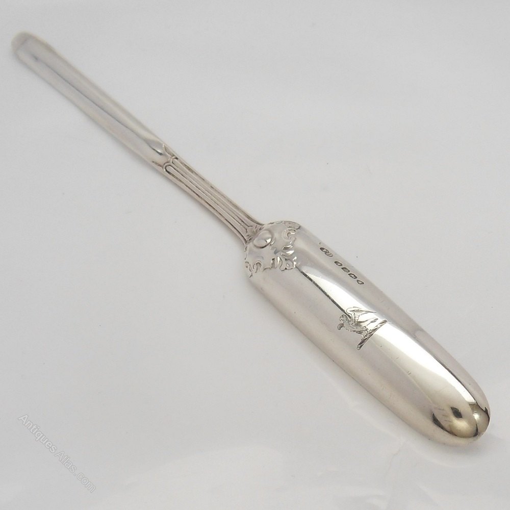 Antiques Atlas - Victorian Silver Double Ended Marrow Scoop