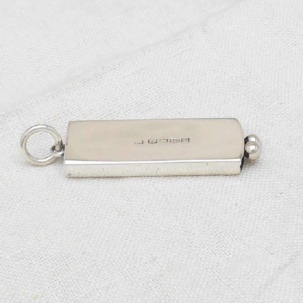 Antiques Atlas - Victorian Solid Silver Cigar Cutter Chester 1891