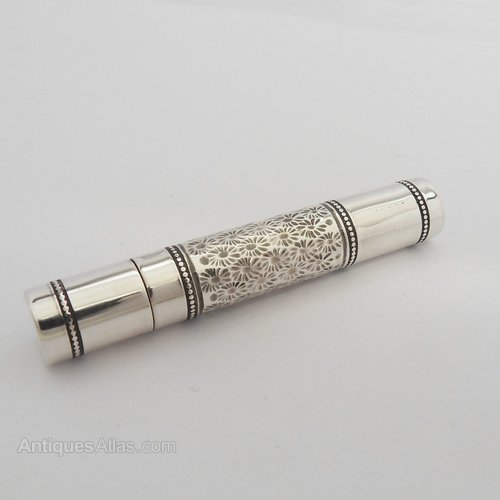 Antiques Atlas - Vintage Silver Needle Case With Threading Pin