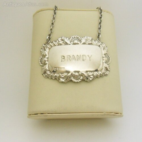 Antiques Atlas - Vintage Silver Brandy Decanter Label 1961 as309a1924 ...