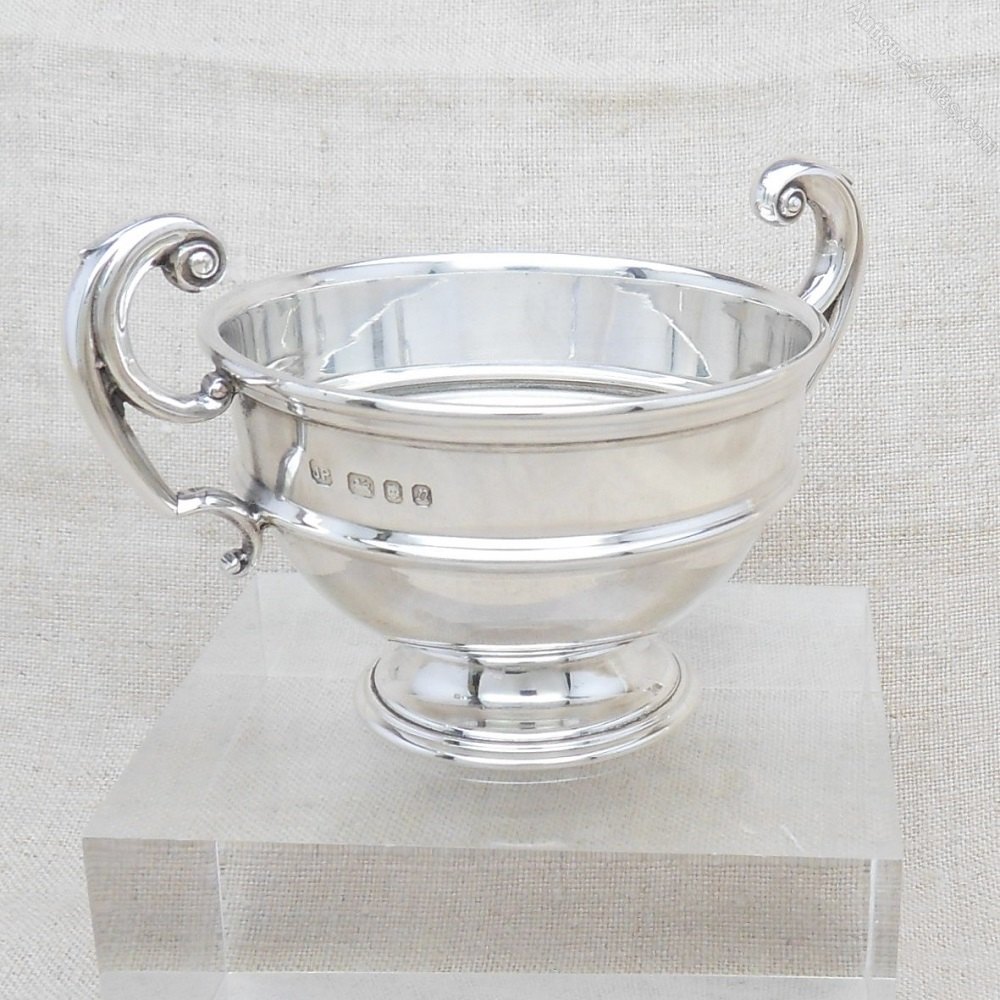 Antiques Atlas - Vintage Silver Twin Handled Bowl London 1968