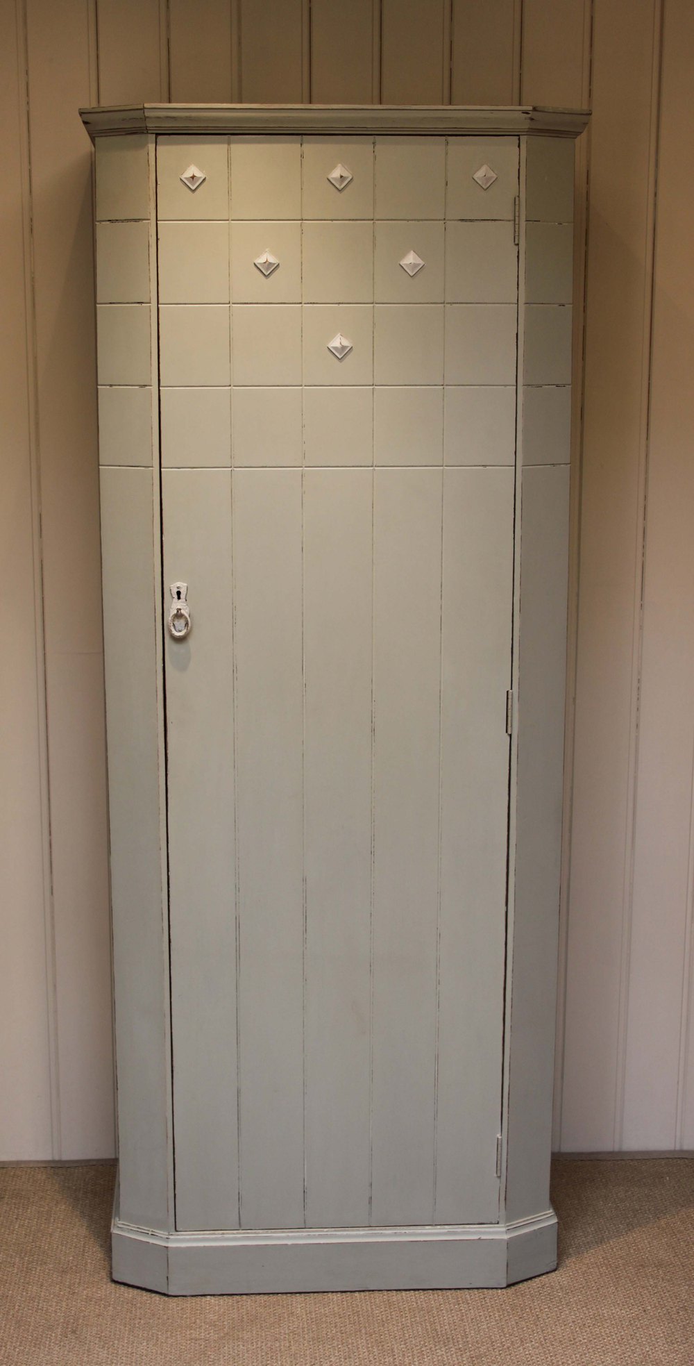 1920s Painted Single Door Wardrobe as294a644 - Antiques Atlas