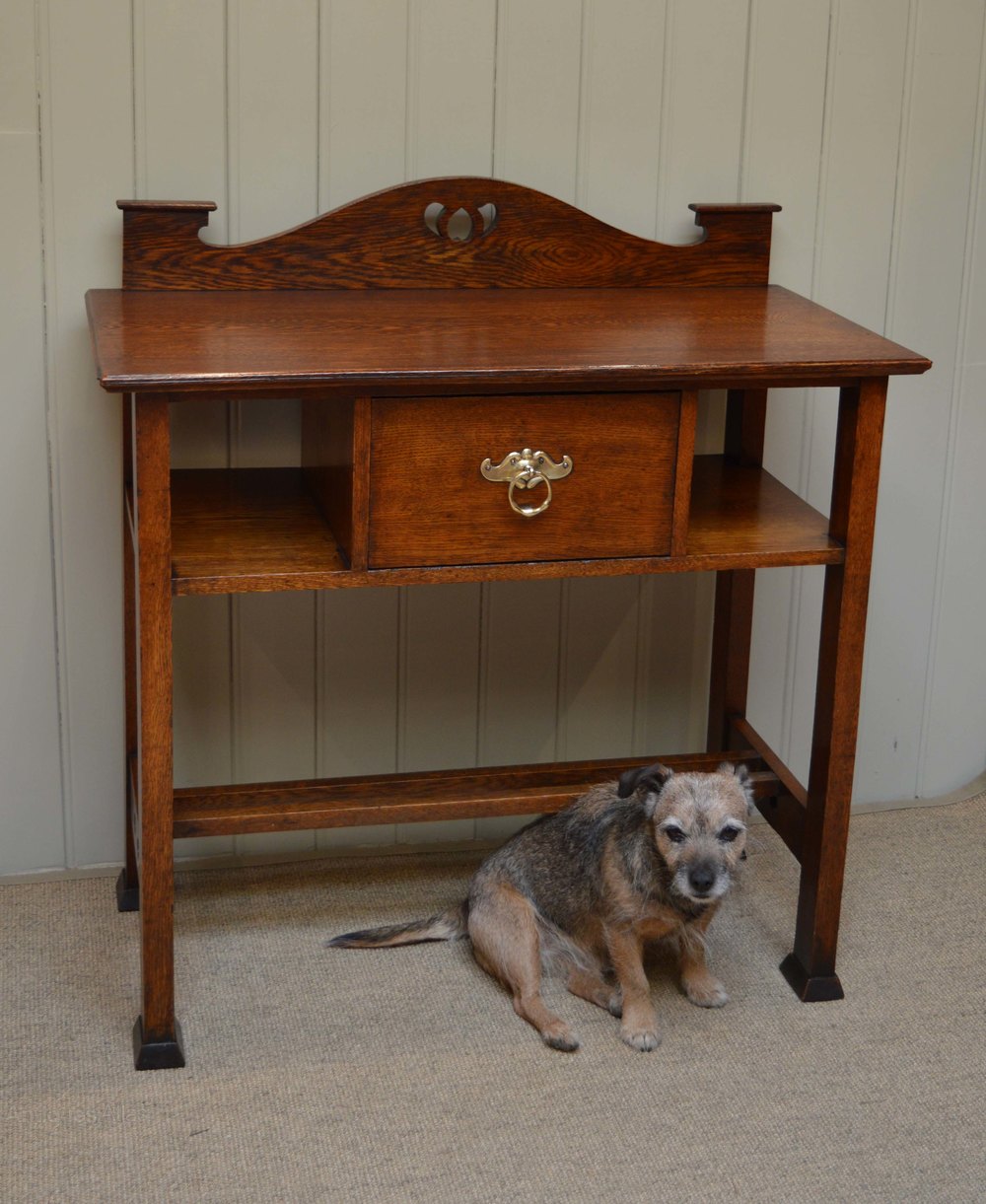 Arts And Crafts Oak Table as294a1905 - Antiques Atlas