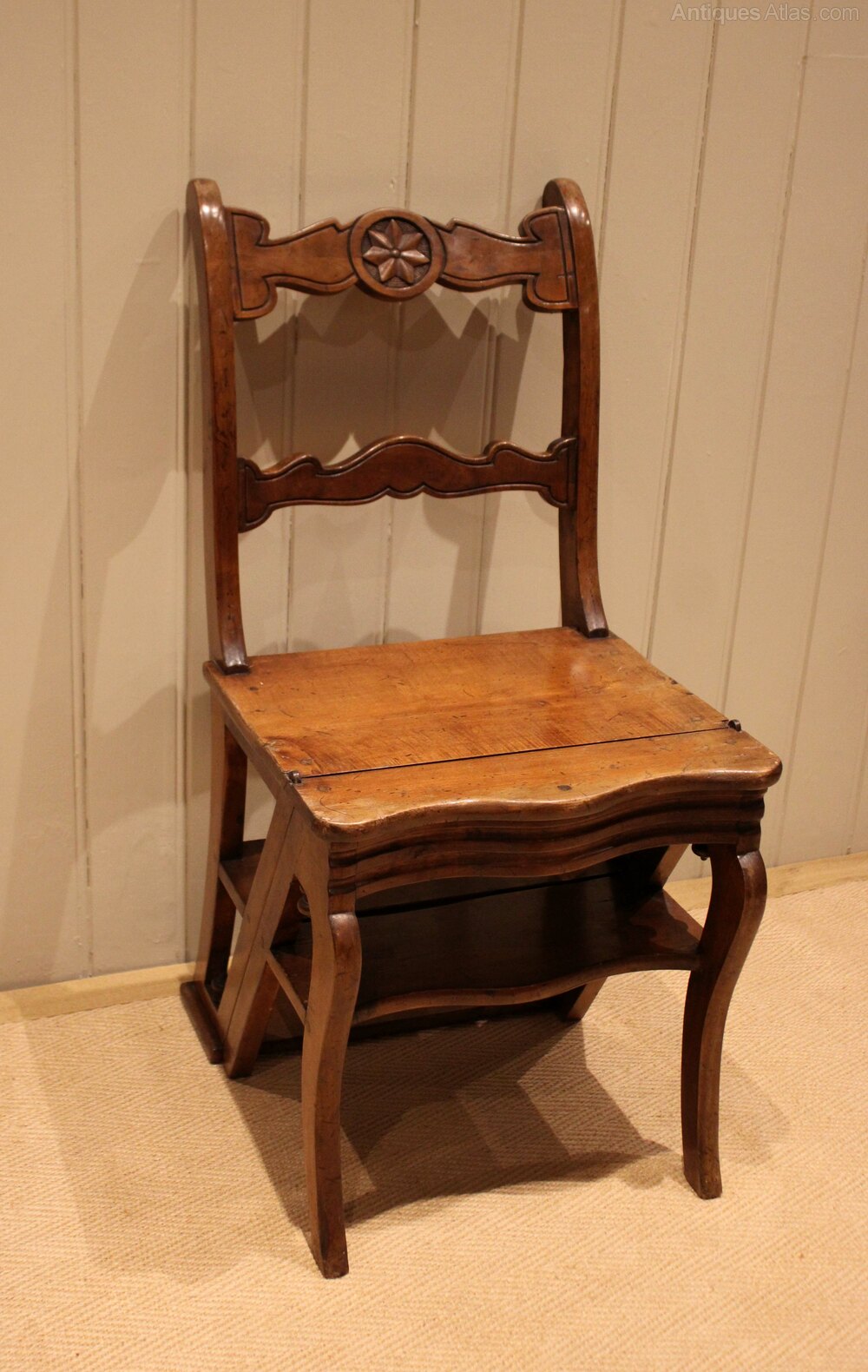 Antiques Atlas - French Cherry Wood Metamorphic Chair as294a6685