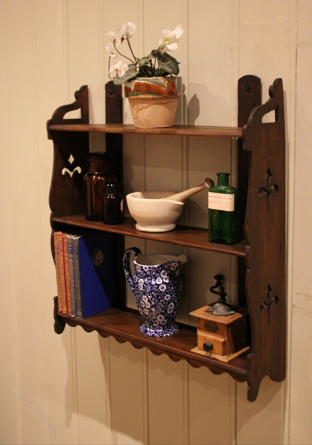 Late 19th Century Deal Wood Wall Shelves as294a6359 - Antiques Atlas