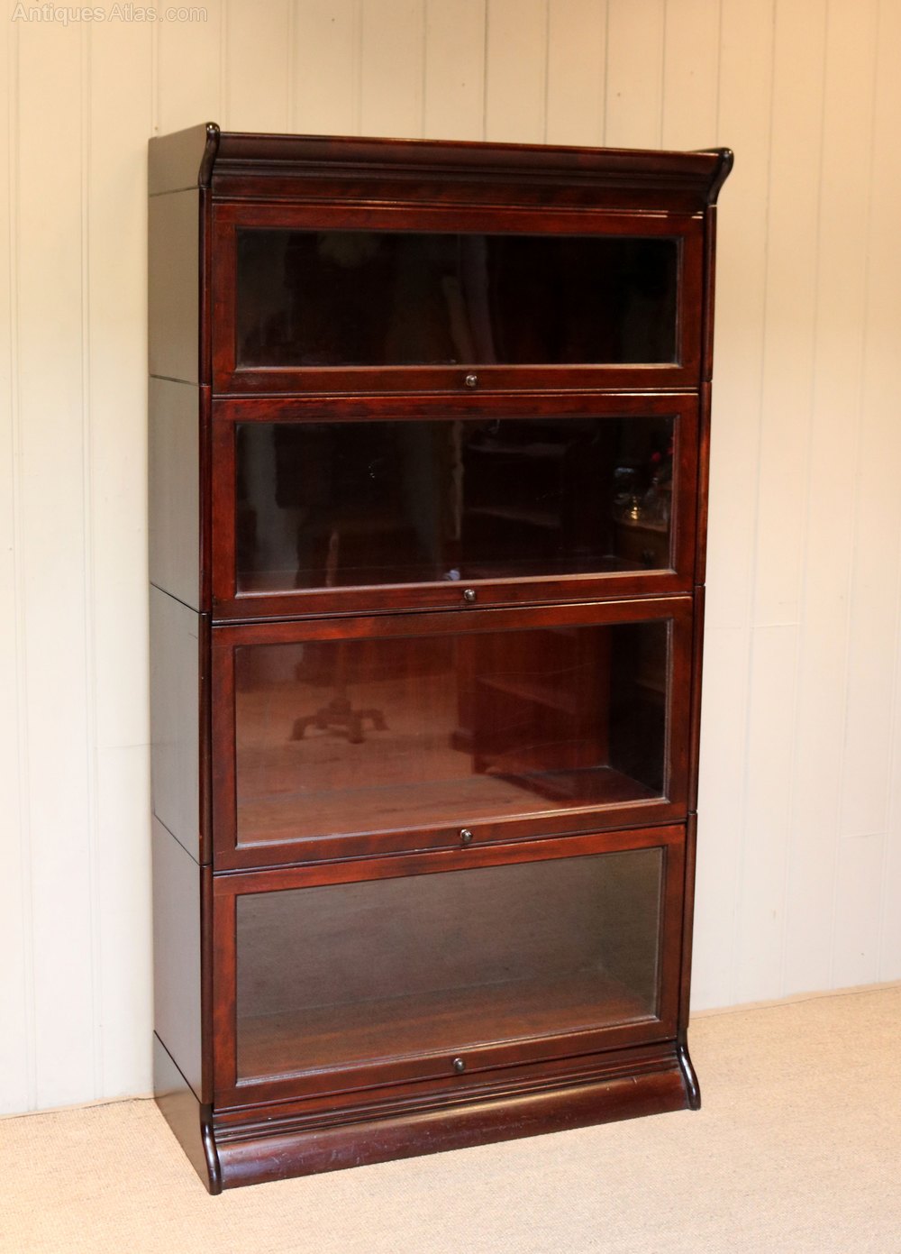 Mahogany Four Tier Stacking Bookcase - Antiques Atlas