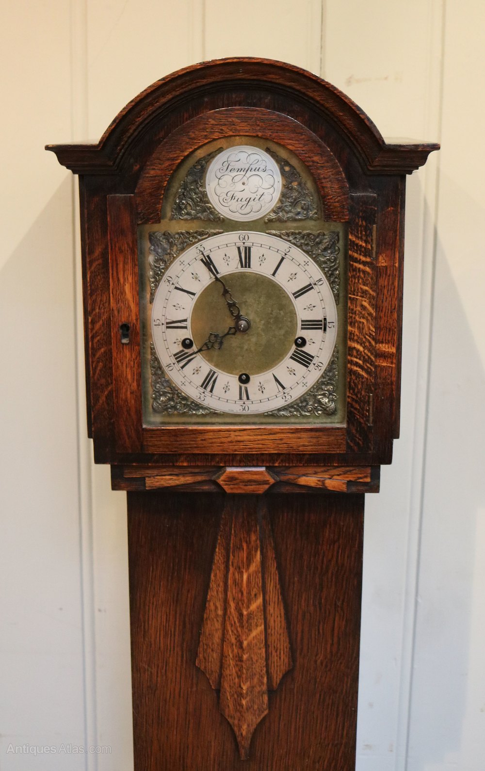 Antiques Atlas Oak Grandmother Clock England C 1930 Antiques Atlas Oak Grandmother Clock England C 1930