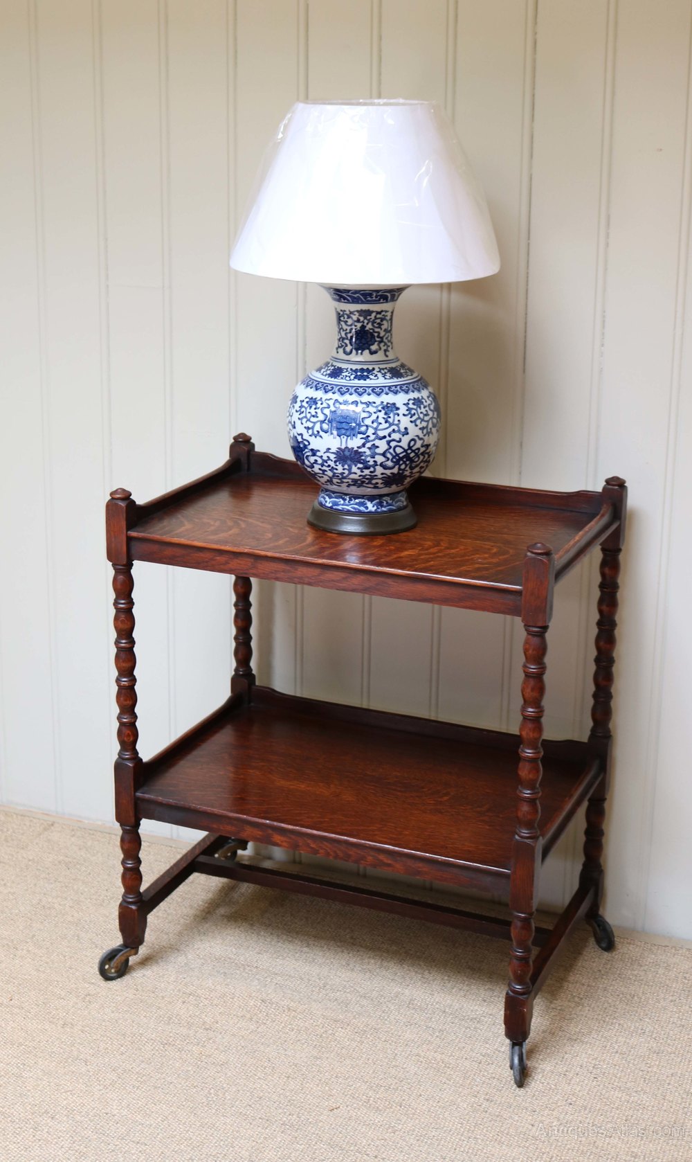 Oak Drinks / Tea Trolley as294a2444 - Antiques Atlas