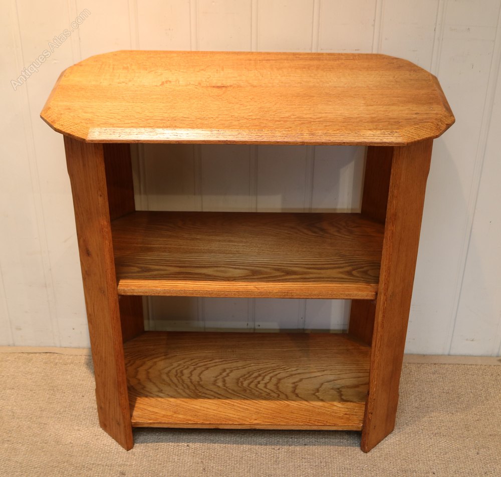 Solid Golden Oak Three Tier Table - Antiques Atlas