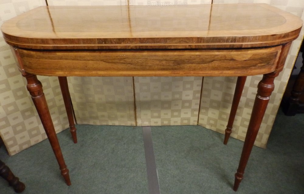 Regency Card Table - Antiques Atlas