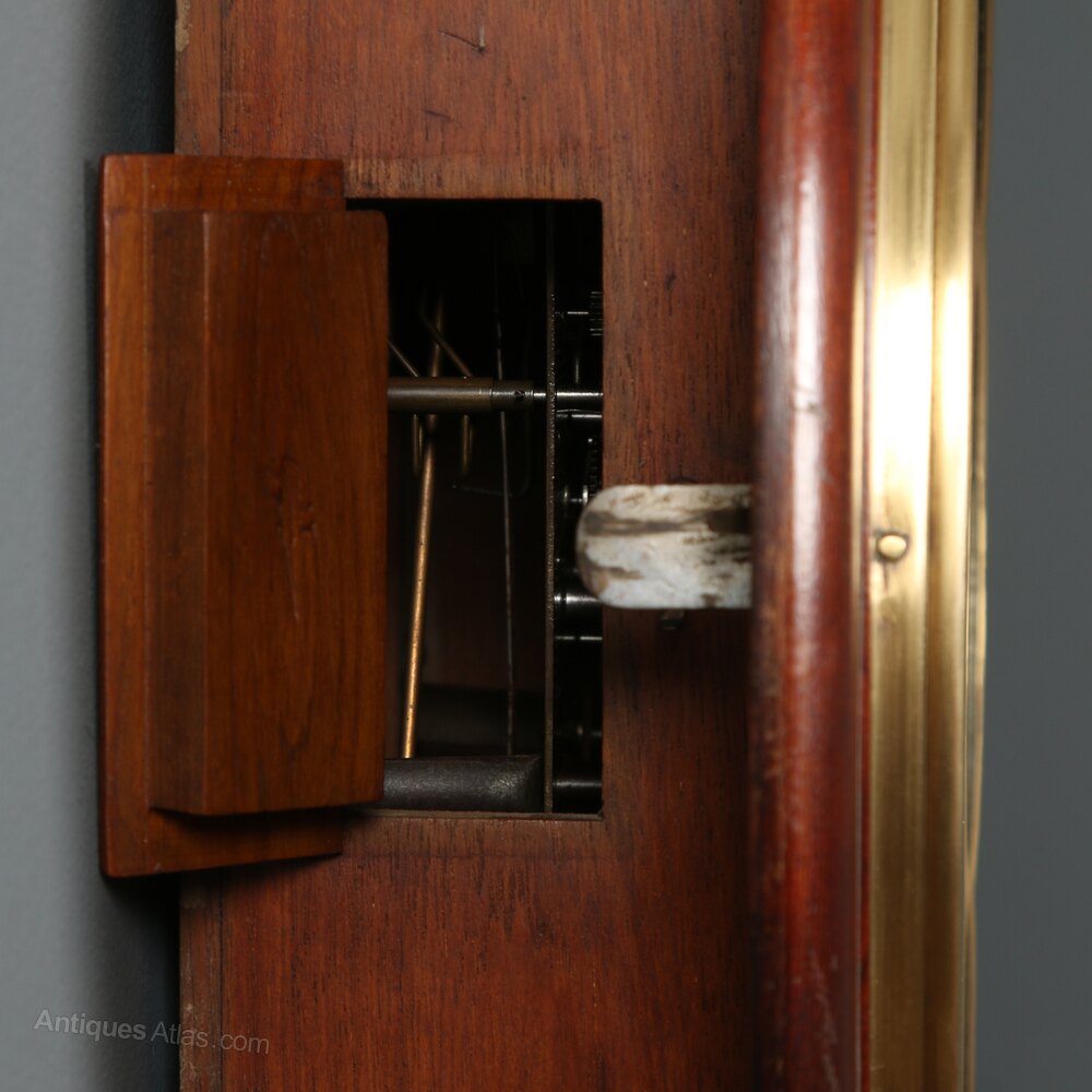 Antiques Atlas - Antique 15" Mahogany Smiths Railway Striking Clock ...