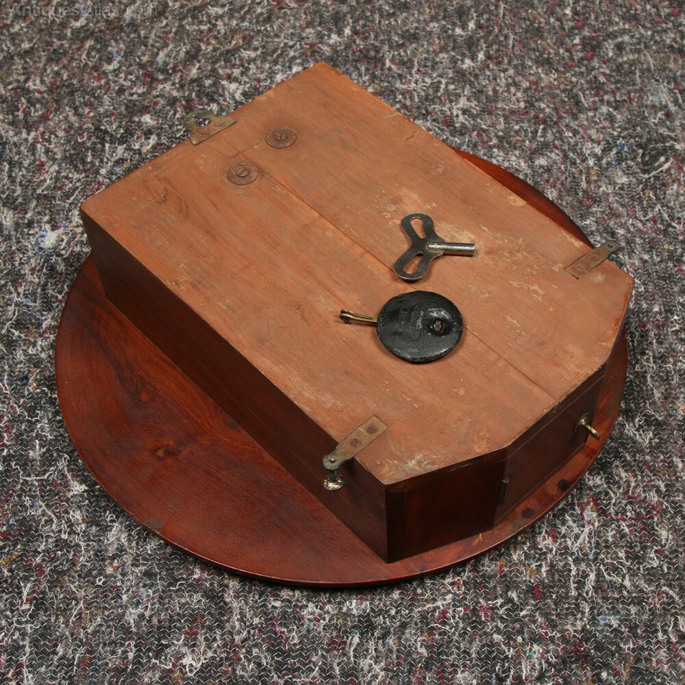 Antiques Atlas - Antique 15" Mahogany Smiths Railway Striking Clock ...