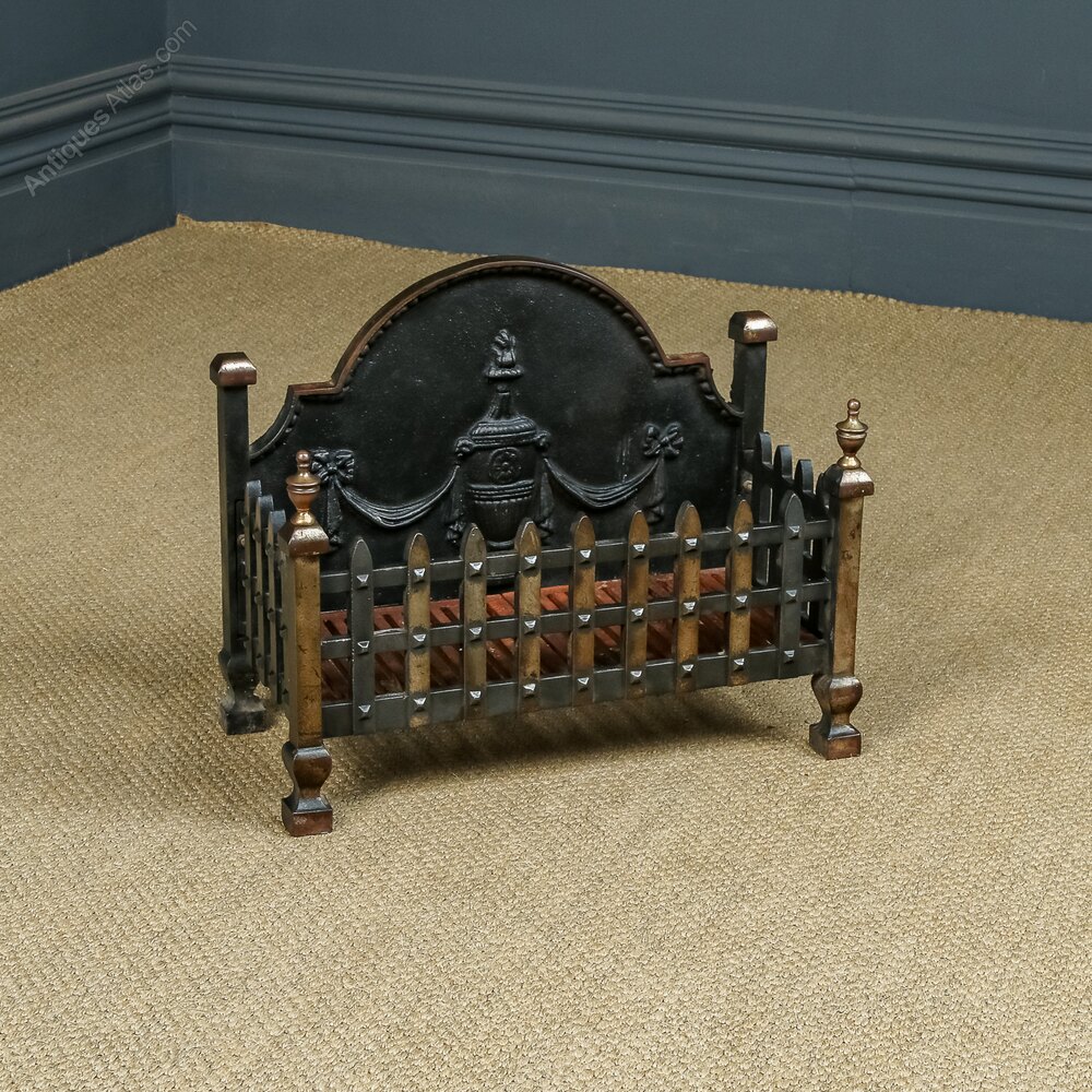 Antiques Atlas - Antique English C18th Cast Iron Open Fire Grate ...